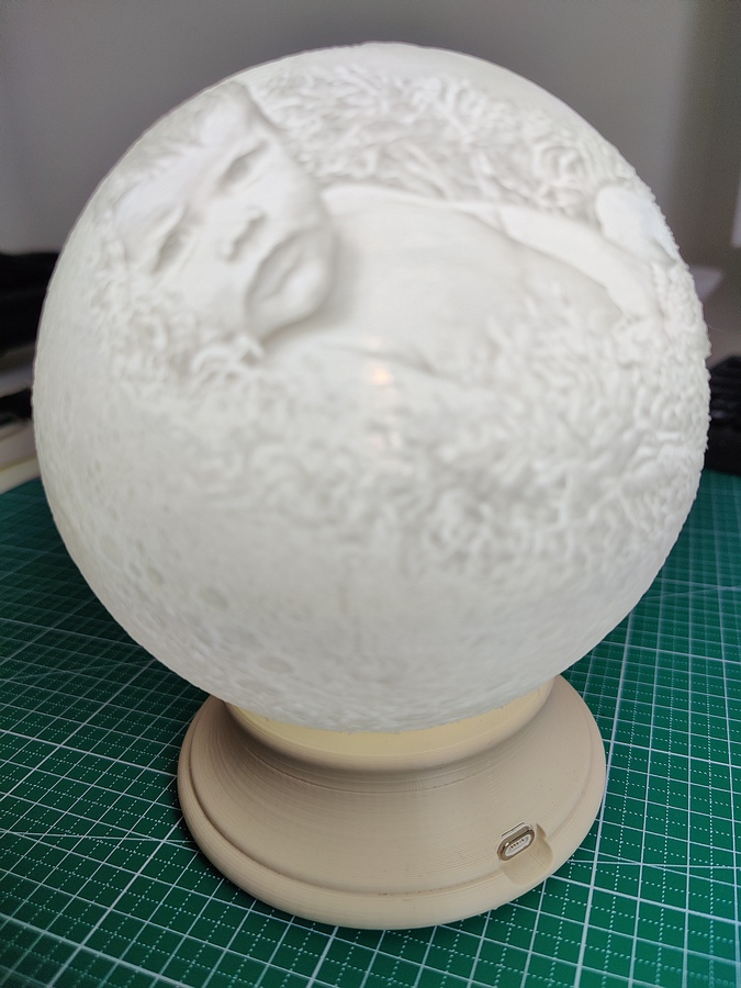 Free STL file Moonlight stand 👽・Model to download and 3D print・Cults