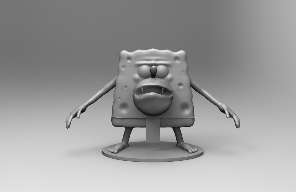 🧽 sponge gar -esponja gar -bob esponja・Archivo STL para ・Cults