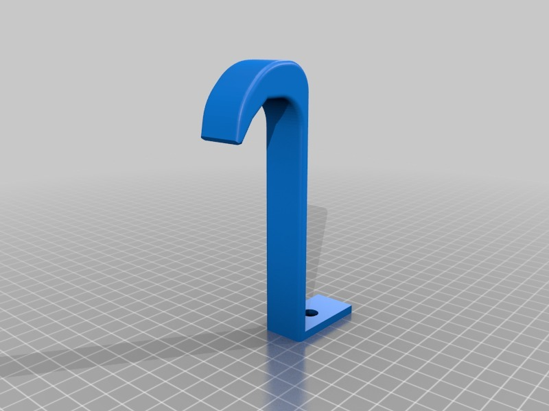 Fichier 3D gratuit Crochet en J V1 🧹・Design pour imprimante 3D à ...