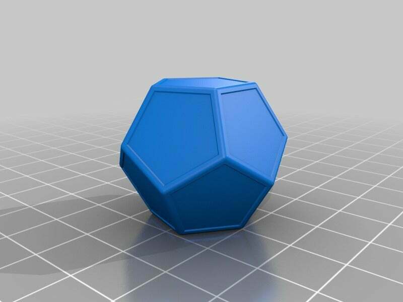 Archivo STL gratuito Dados - de 10 y 12 caras 🧩 ・Design para impresora ...