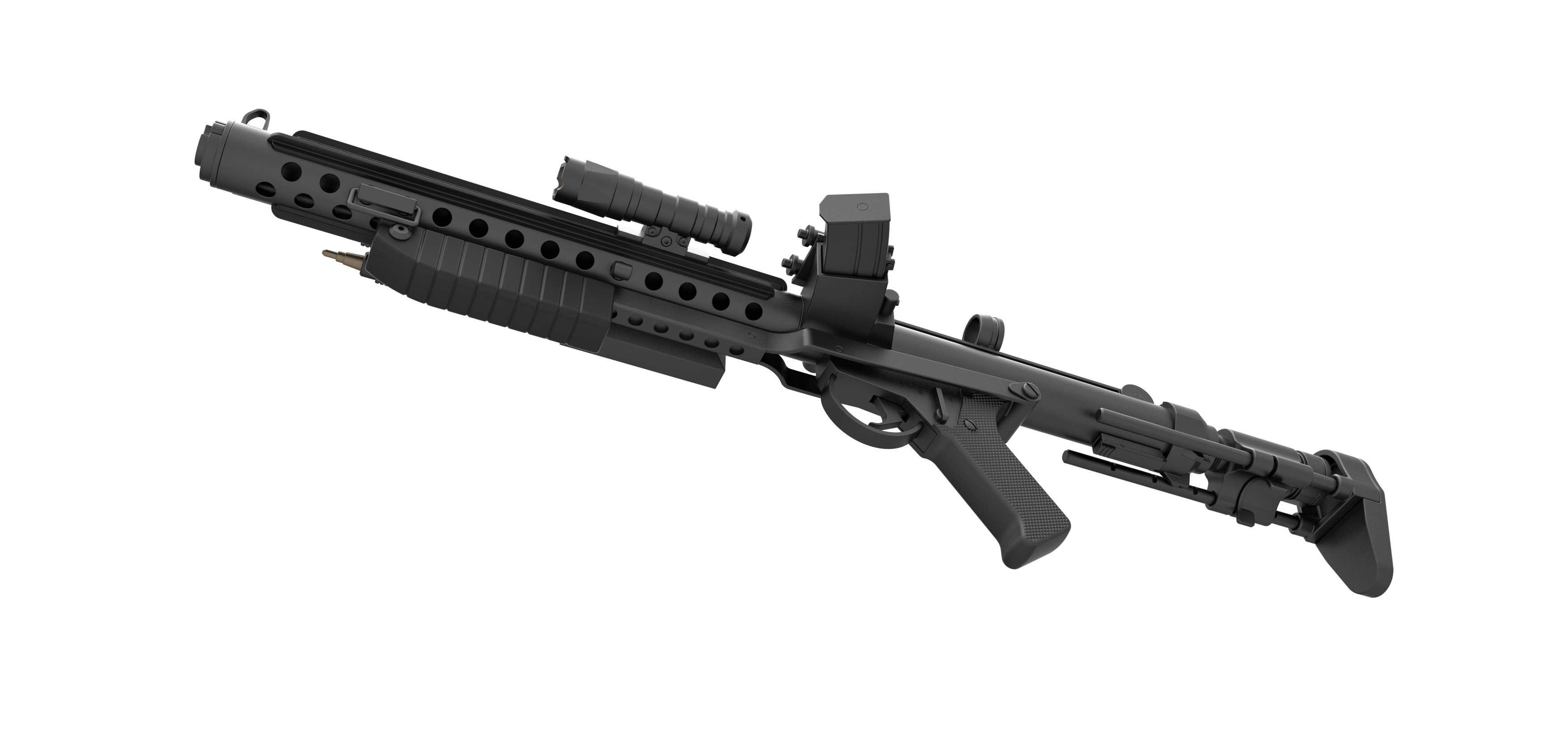 Archivo 3D Rifle Blaster Mudtrooper E-10 de la película Solo Una ...