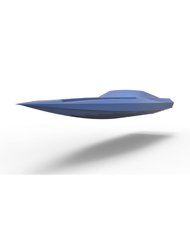 🛥️ Diecast model Speed boat hull Scale 1:24・ 3D File for ・Cults