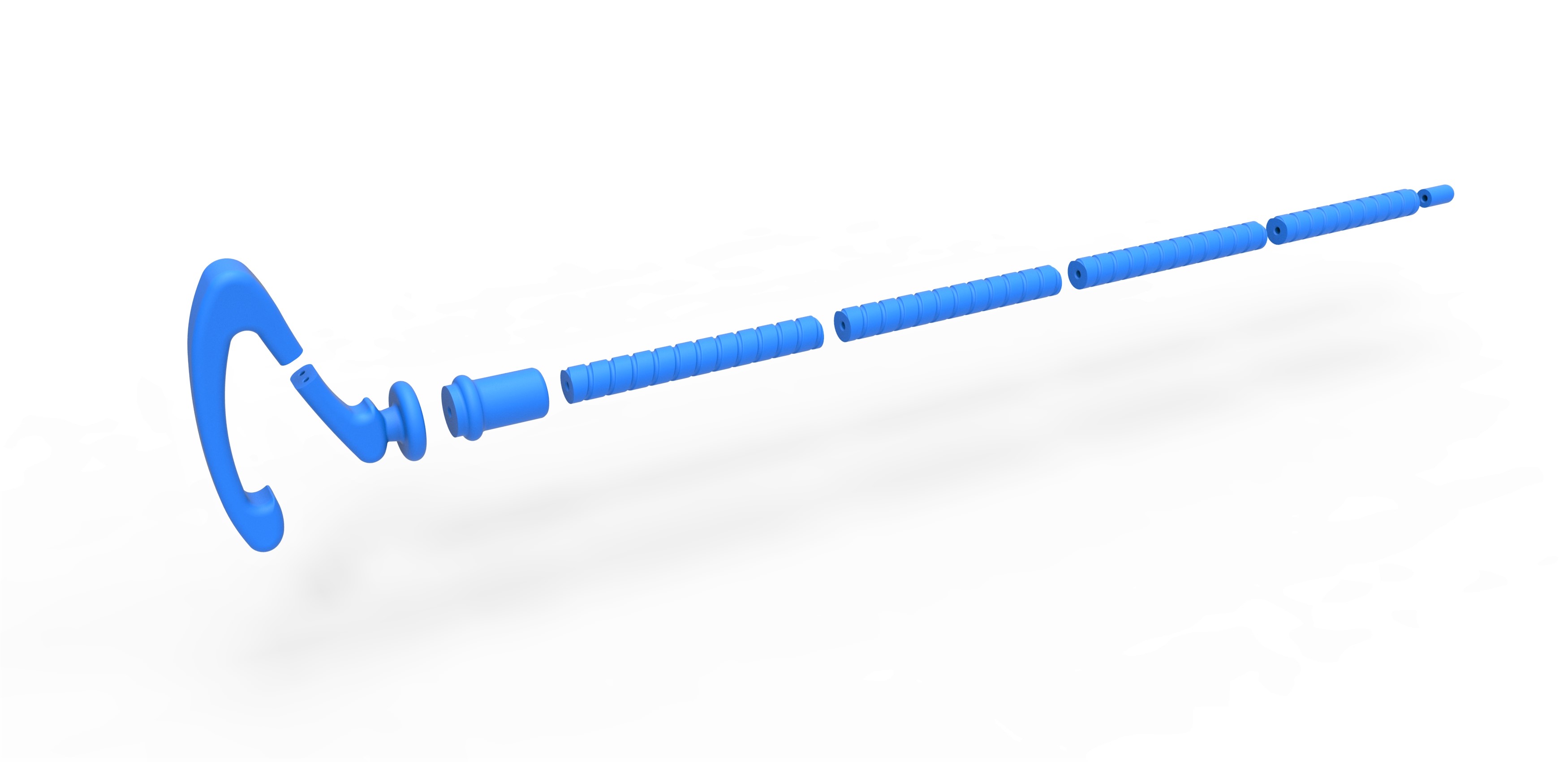 3D file Riddler Cane from the movie Batman Forever 1995 🦯・3D printable ...