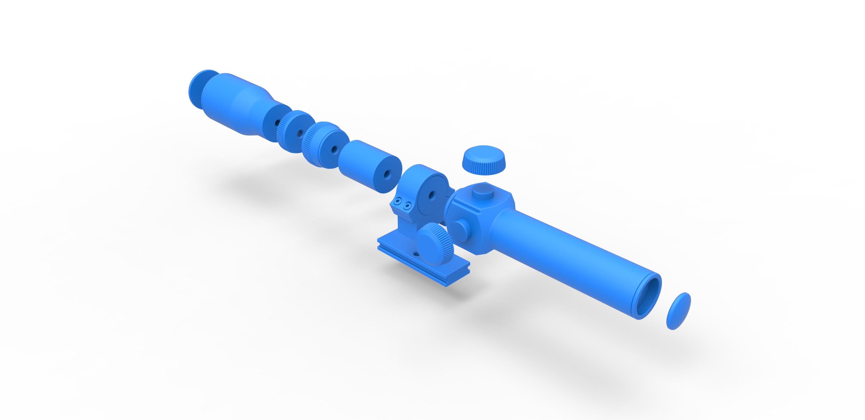 3D file Scope for cosplay blaster 17 🏗 ・3D printer design to download・Cults