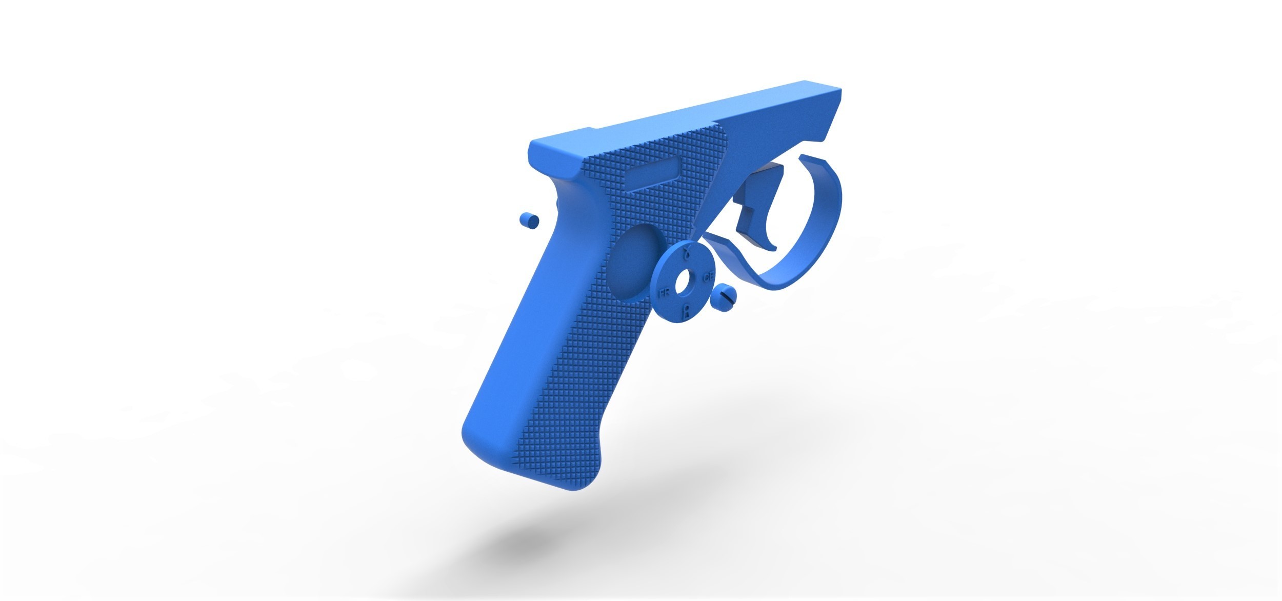 3D file Handle for cosplay blaster pistol 5 🔫・3D print object to ...