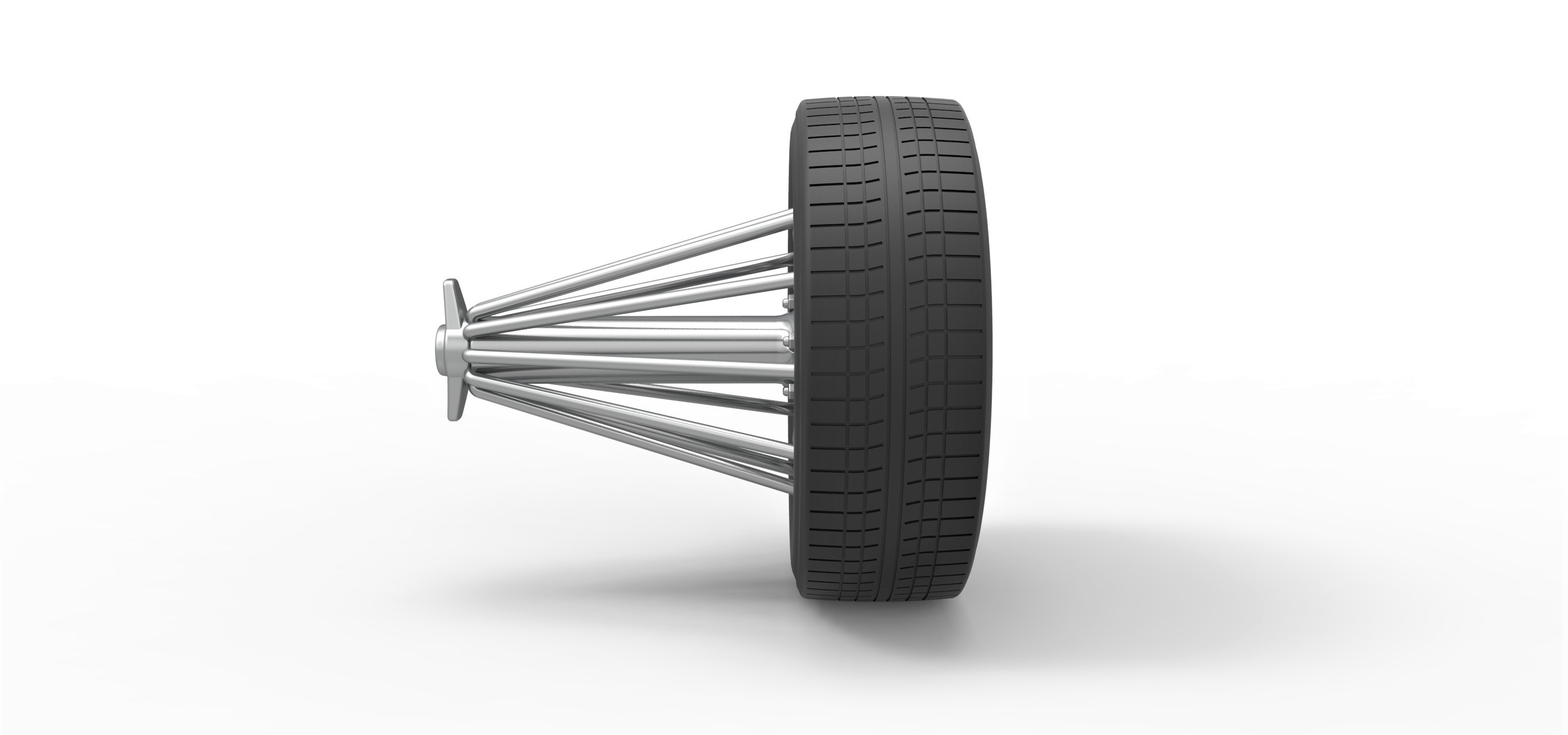 🛞 Diecast slab wheel Scale 1 to 10・ 3D File for ・Cults