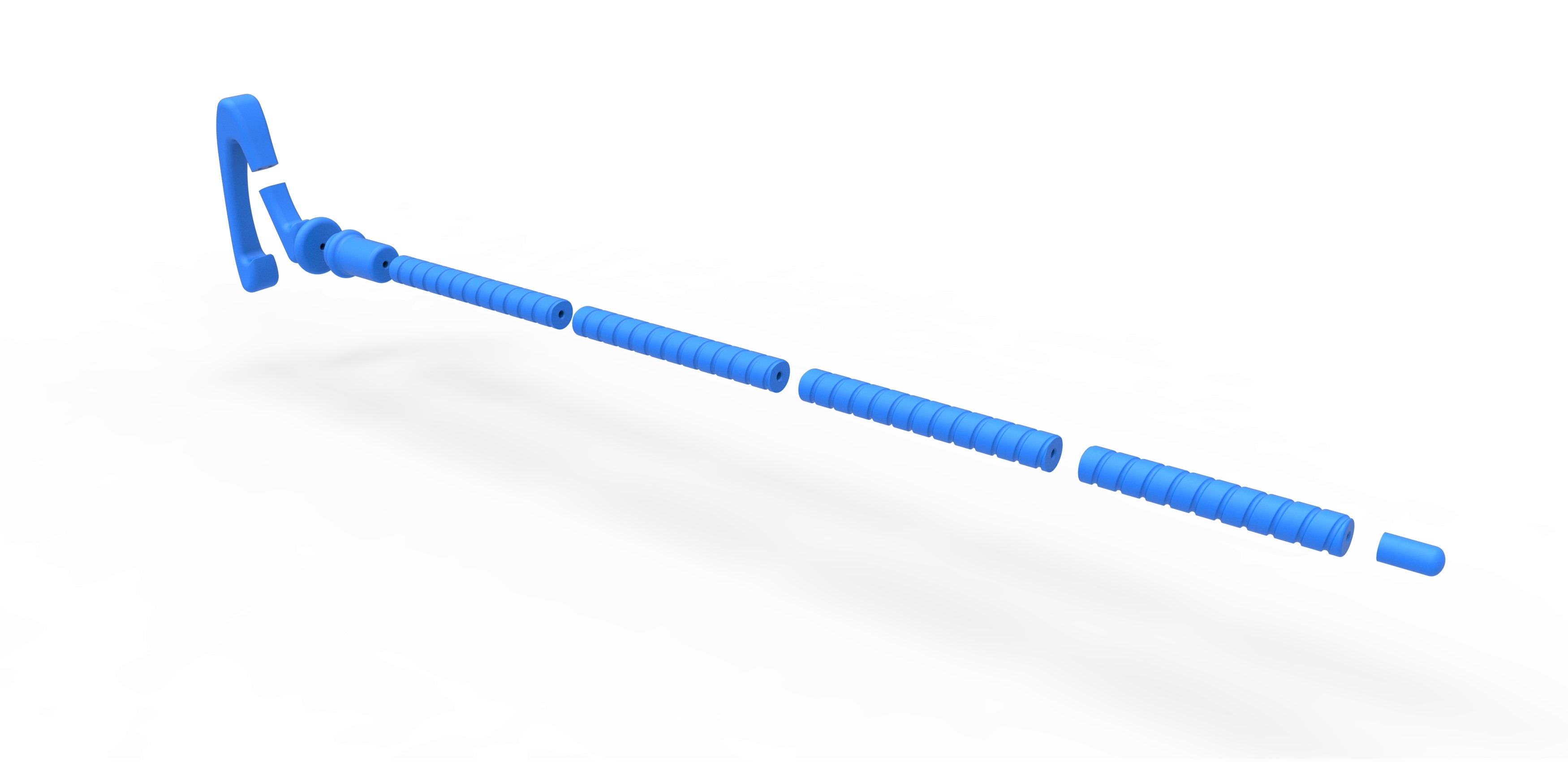 3D file Riddler Cane from the movie Batman Forever 1995 🦯・3D printable ...