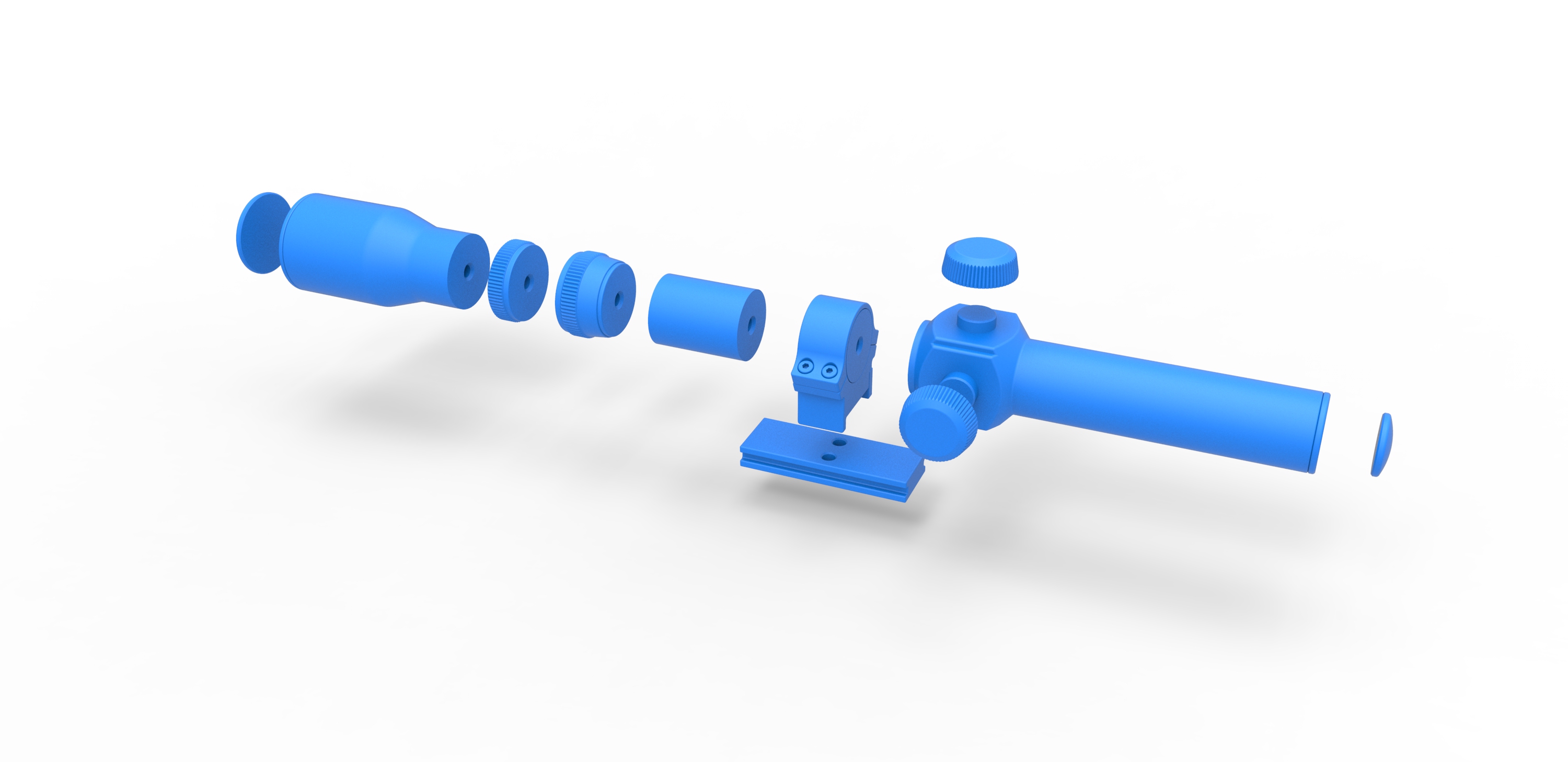 3D file Scope for cosplay blaster 17 🏗 ・3D printer design to download・Cults