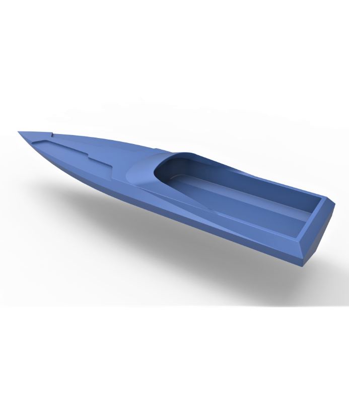 🛥️ Diecast model Speed boat hull Scale 1:24・ 3D File for ・Cults