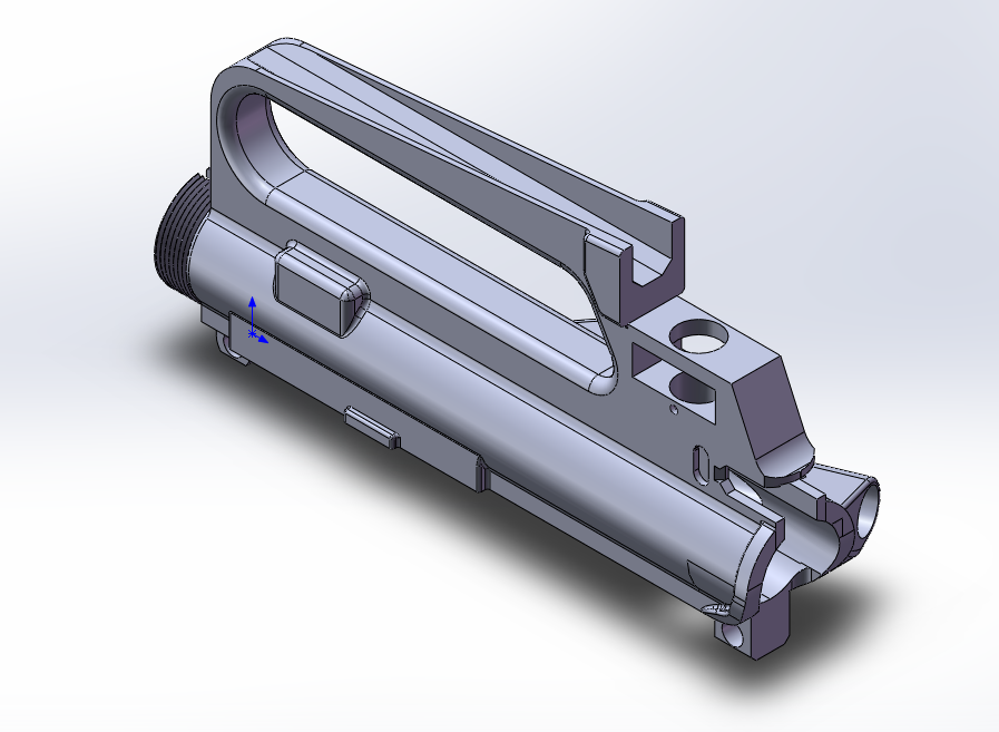 Free STEP file AR15/M16A2 UPPER RECEIVER 🔫 ・3D printer design to ...