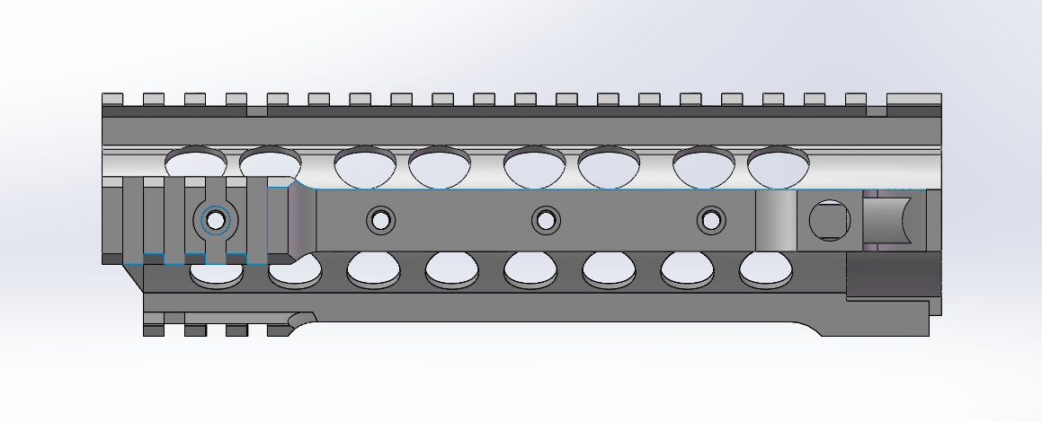 🔫 KAC URX3 RAIL Knight's Armament・Free STEP File for ・Cults