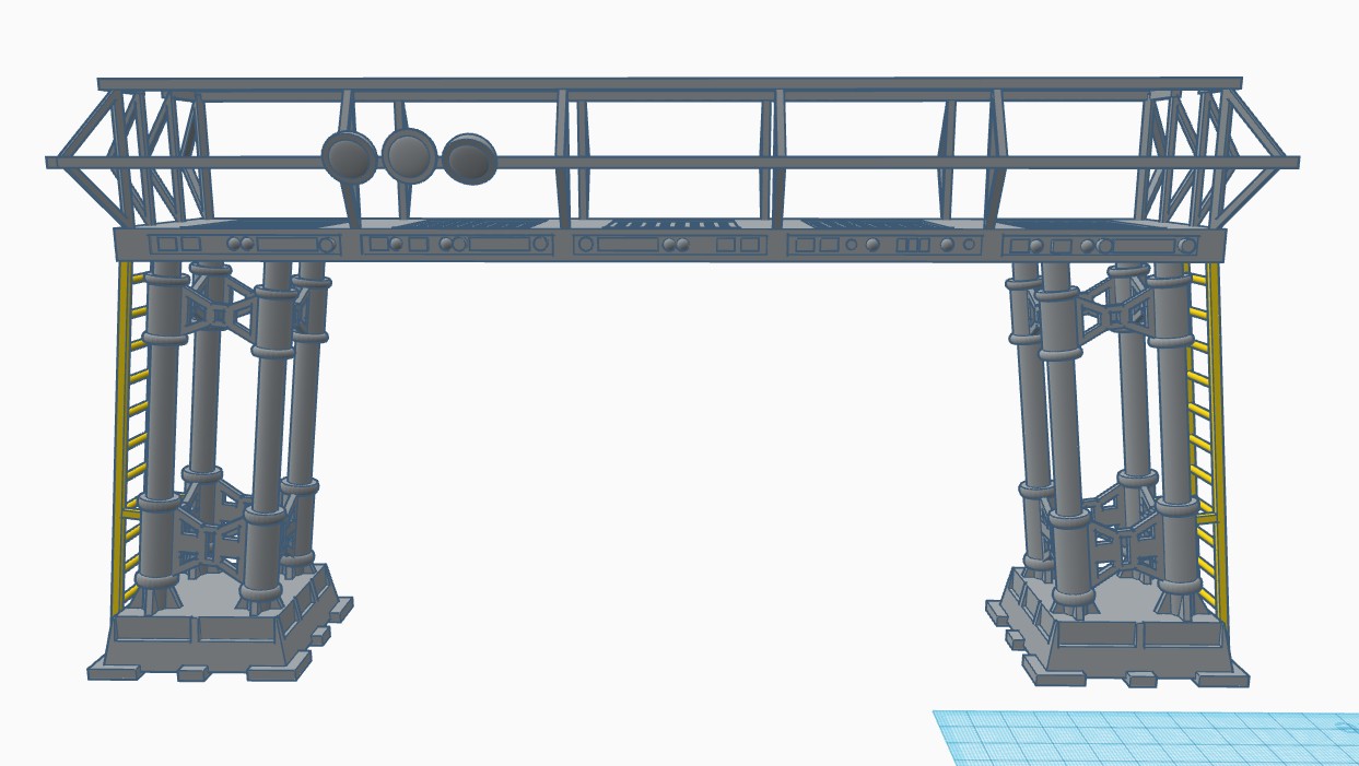 🚀 X-Wing Rebel Hangar Gantry Star Wars Hasbro・ STL File for ・Cults