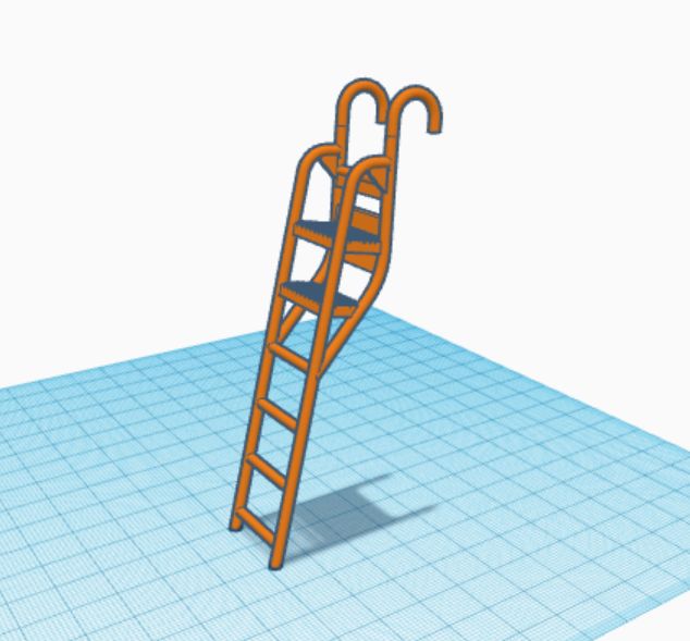 STL file X-Wing Ladder as seen in the Book of Boba Fett for 3.75 🚀 ・3D ...