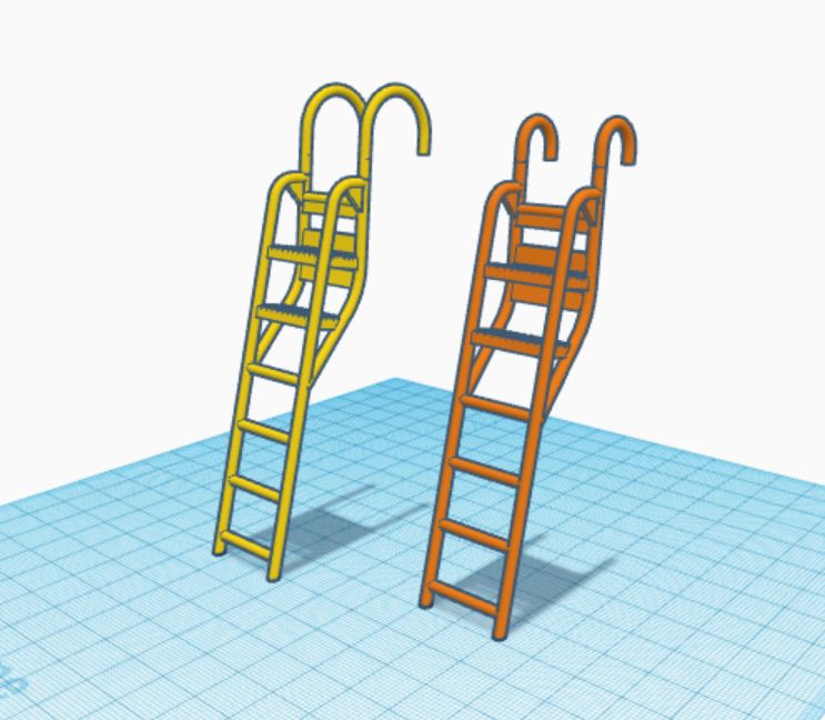 STL file X-Wing Ladder as seen in the Book of Boba Fett for 3.75 🚀 ・3D ...