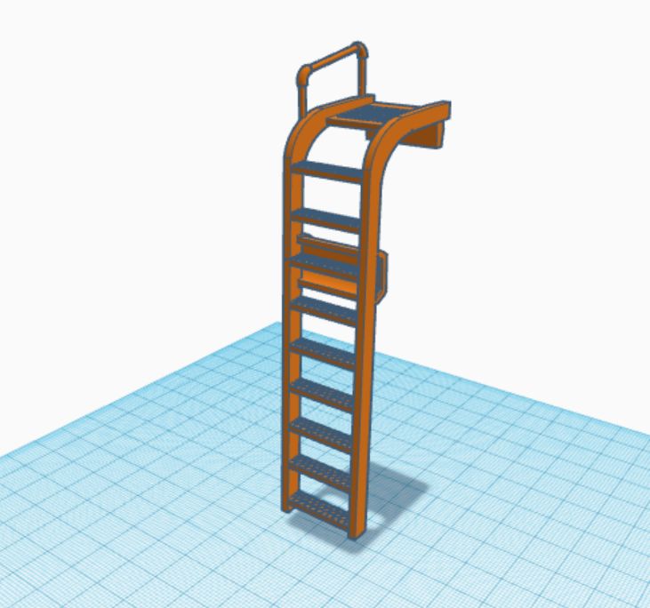 ⭐ Star Wars Hasbro X-Wing Ladder for 3,75・ STL File for ・Cults