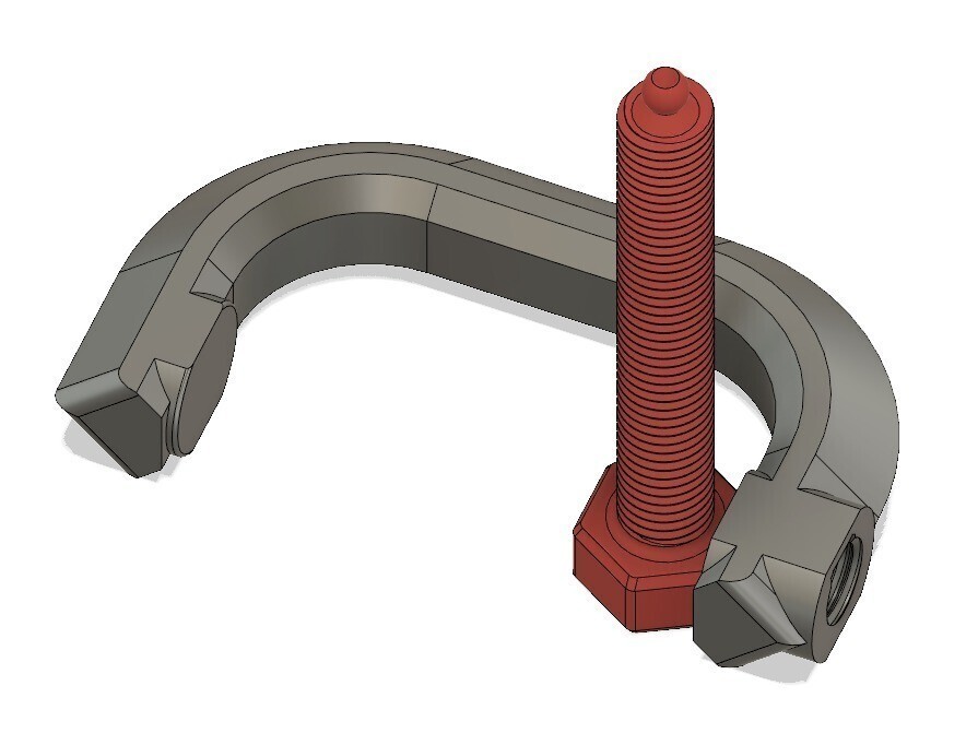 Free STL file Customizable G-Clamp with Stress Model 🗜️ ・3D printer ...