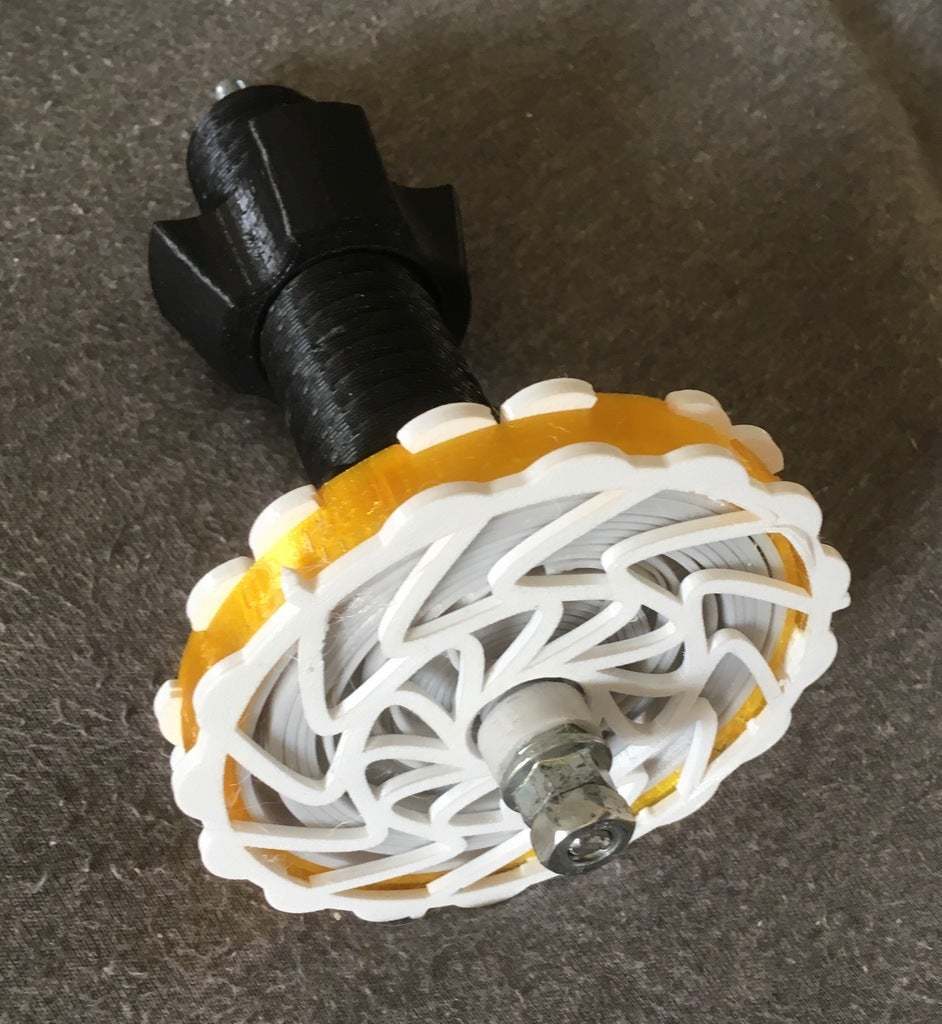 🔧 Universal Auto-Rewind Spool Holder - remix・Free STL File for ・Cults