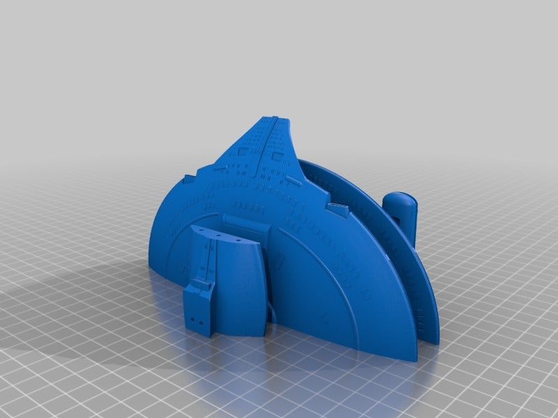 Free STL file Star Trek Enterprise D - No Support Cut ⭐ ・3D printing ...