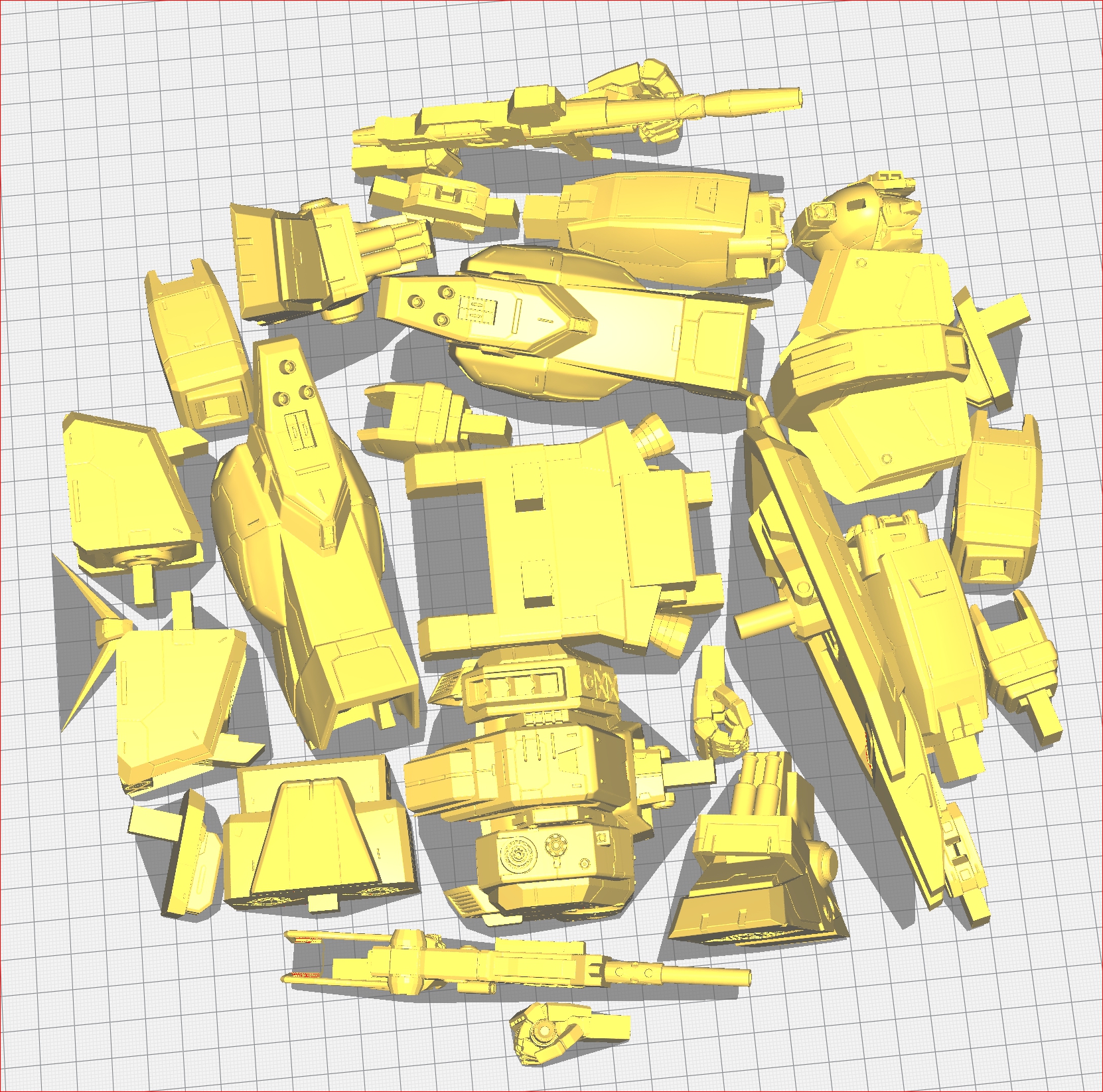 🤖 Gundam RX-79G 3D print model・ 3D File for ・Cults