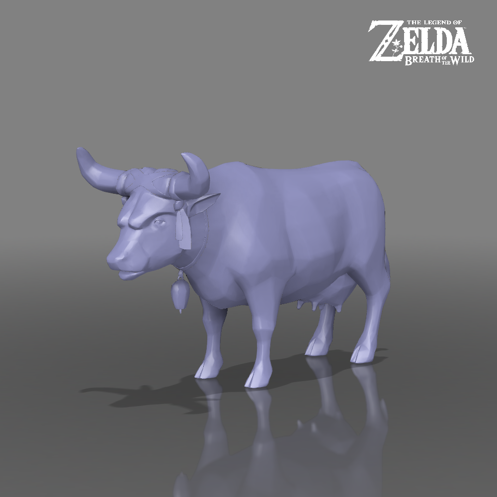 STL-Datei Cow - The Legend of Zelda - Breath of the WIld 🐄 ・Design für ...