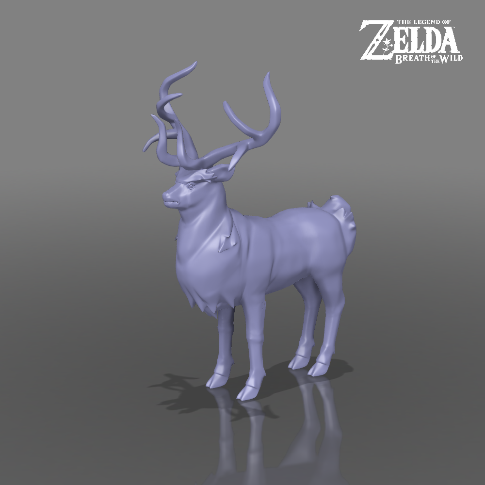 🦌 Deer - The Legend of Zelda - Breath of the Wild・ STL File for ・Cults