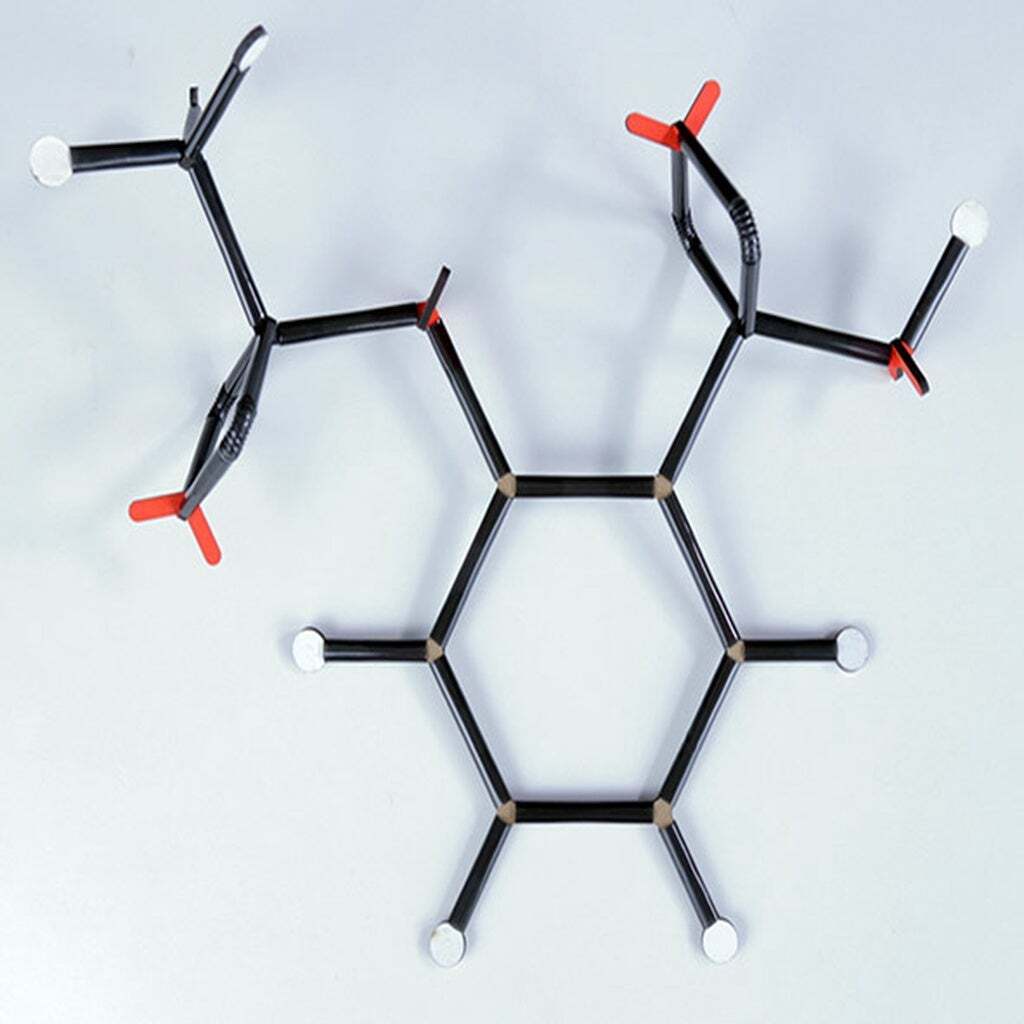🎒 Low cost laser cut molecular model・Free DXF File for 3D printing and ...