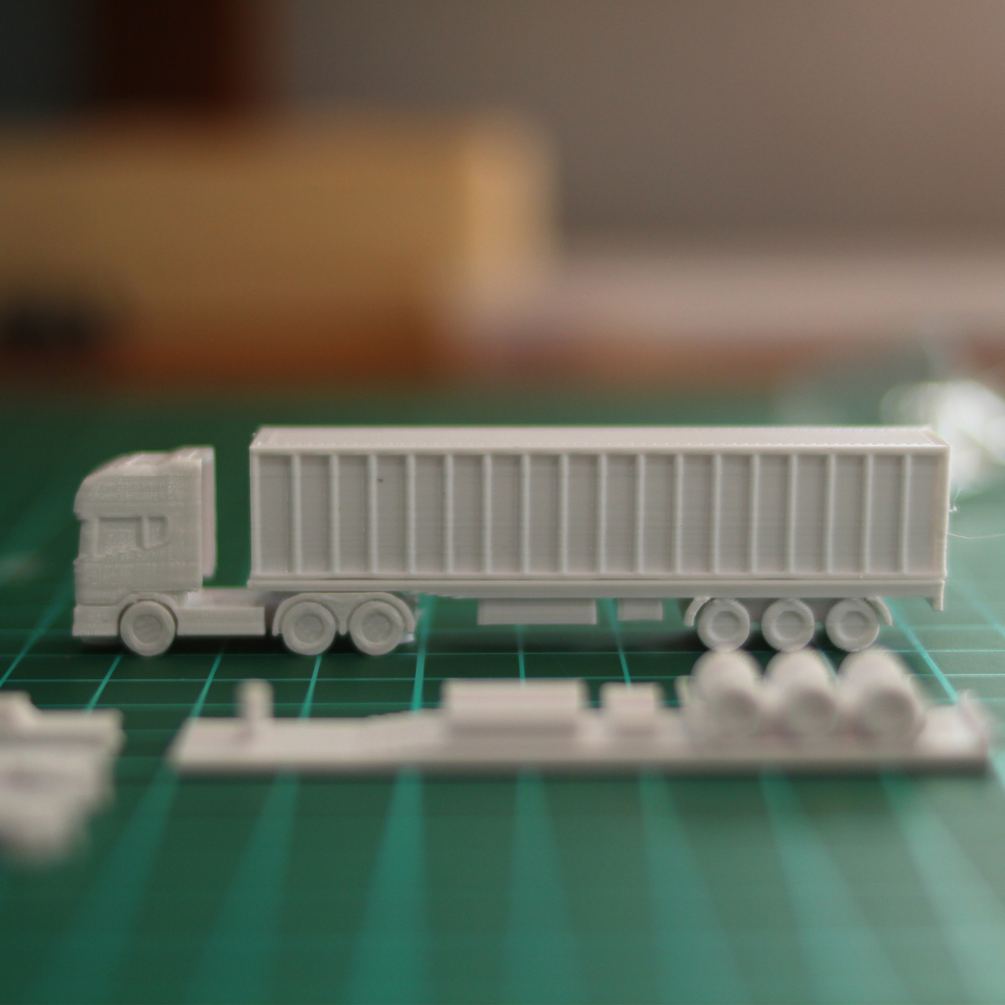 🚚 Container Truck 1:200・ STL File for ・Cults