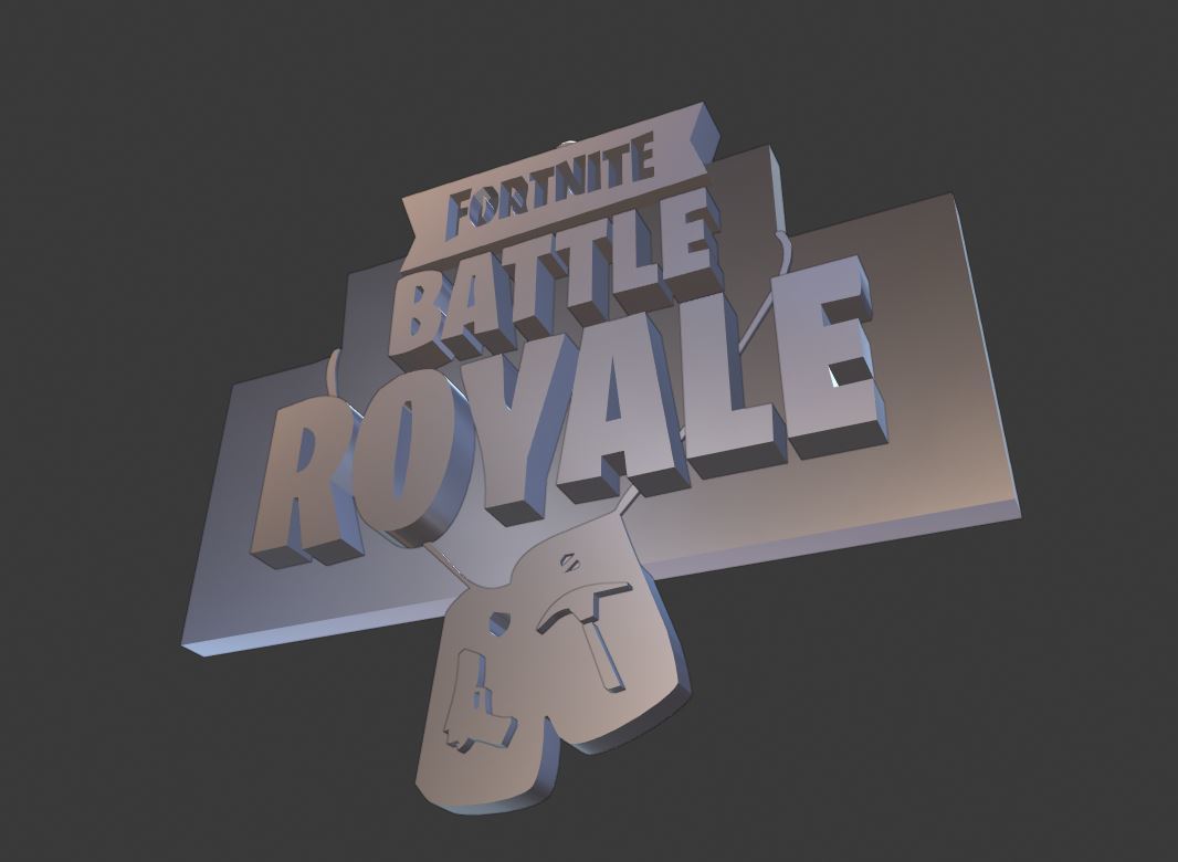 Free STL file FORTNITE SIGN 🧒 ・3D print design to download・Cults