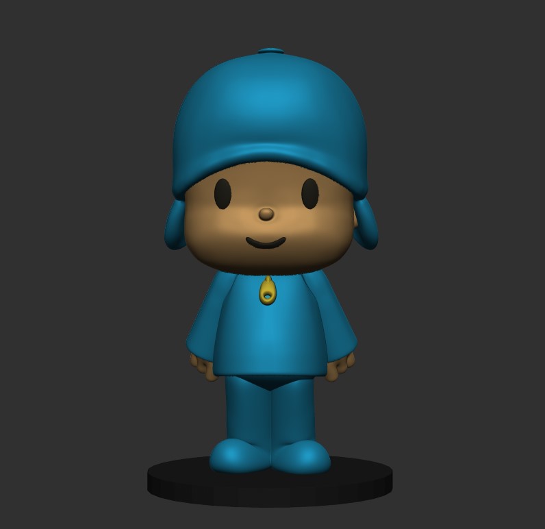 🎨 POCOYO 3D FAN ART・ STL File for ・Cults
