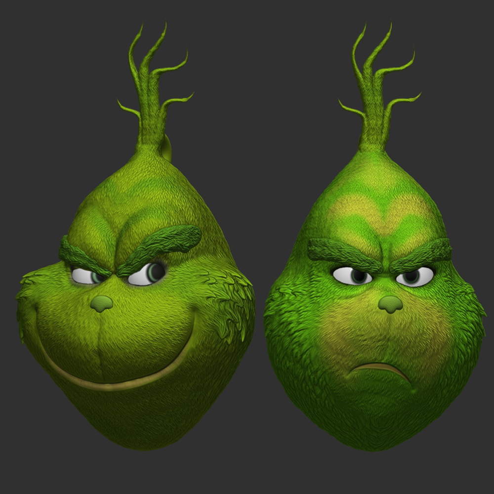 🎄 Grinch 2018 CHRISTMAS ORNAMENT 2 X 1・ STL File for 3D printing・Cults