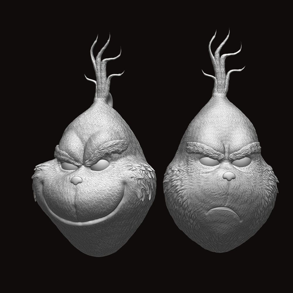 🎄 Grinch 2018 CHRISTMAS ORNAMENT 2 X 1・ STL File for 3D printing・Cults