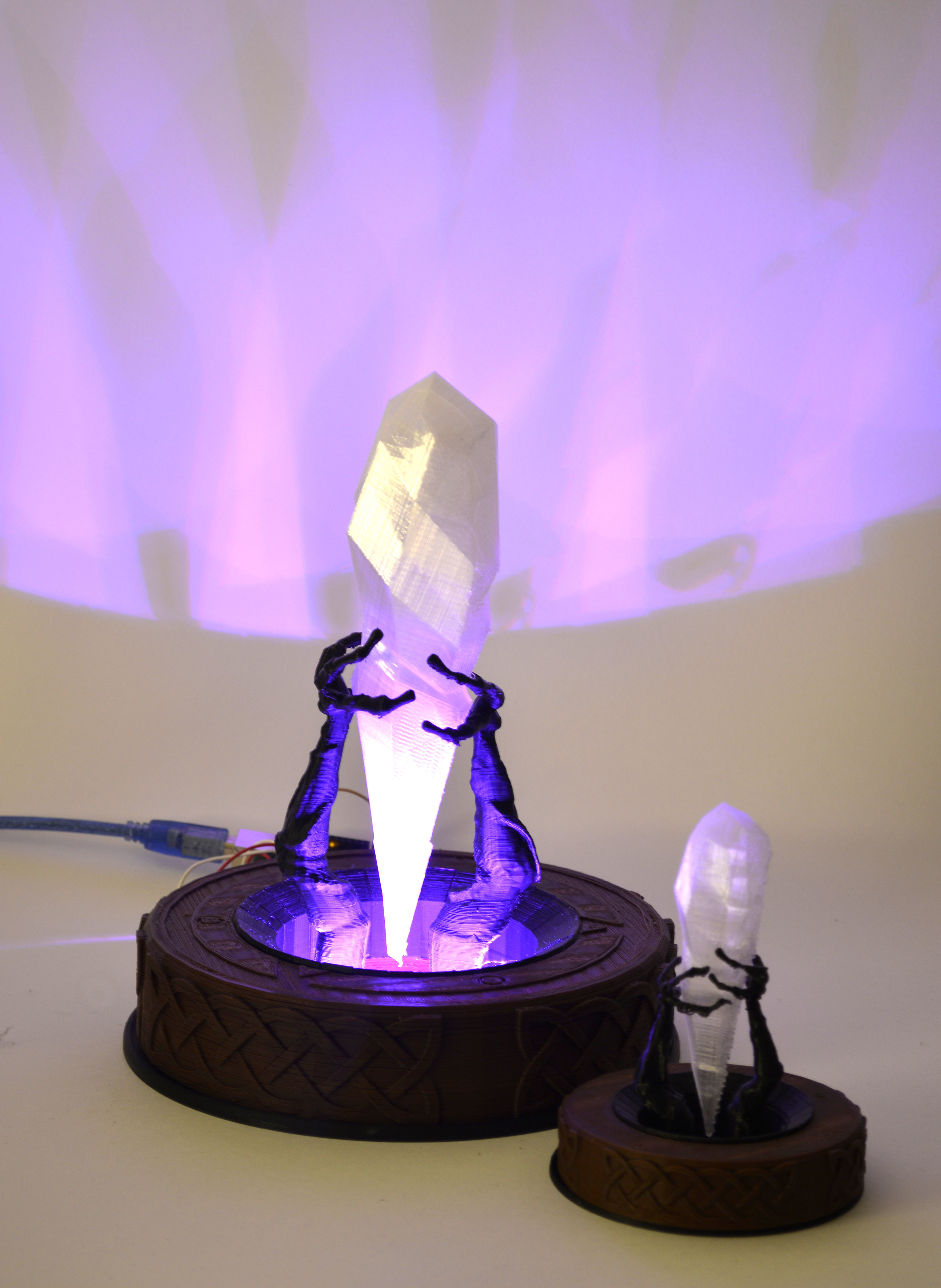 STL file Dark Crystal inspired Mood Lamp 🔮・3D print object to download ...