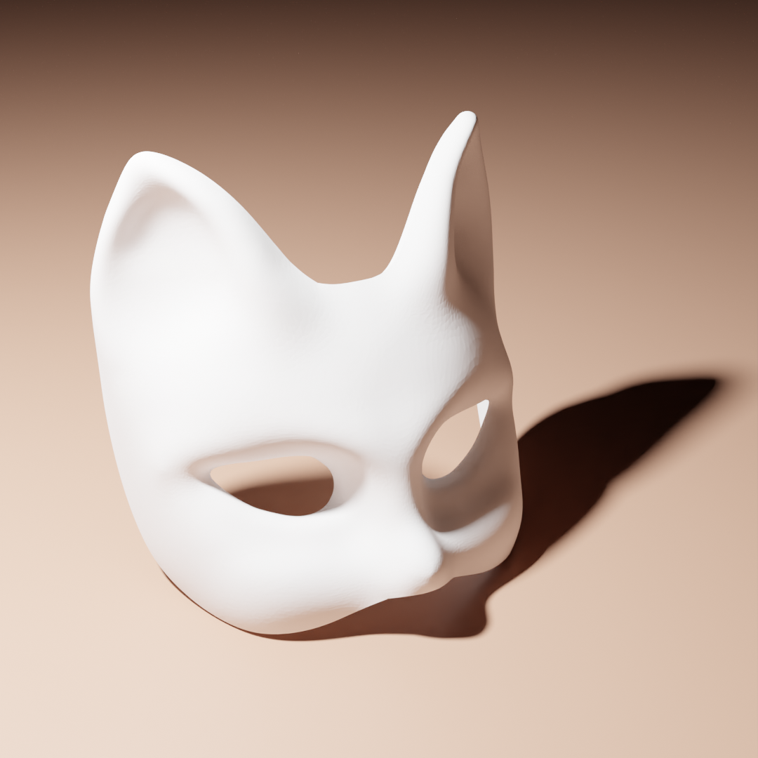 STL file Cat Mask 🐱 ・3D printer design to download・Cults