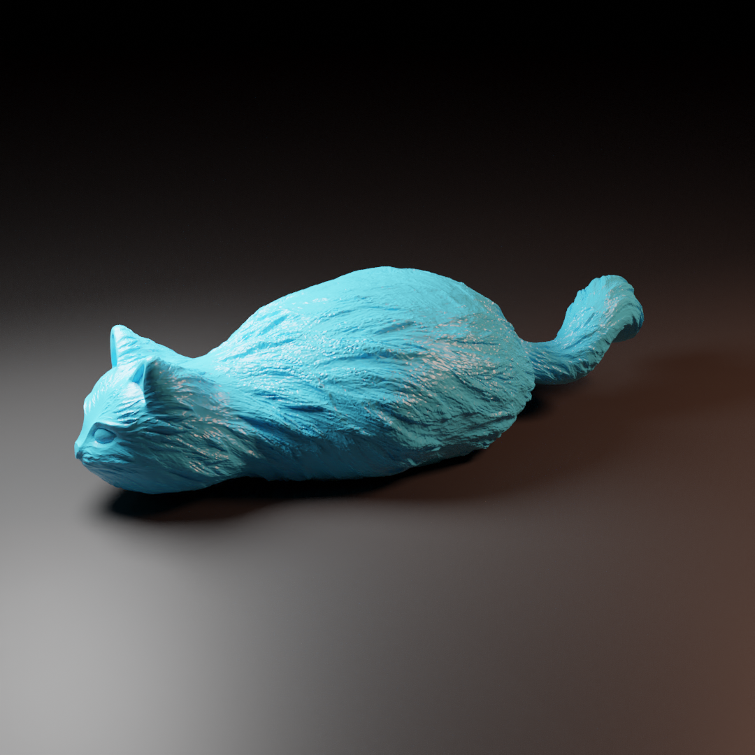 Free STL file Cat (free) 🐱 ・3D printer model to download・Cults