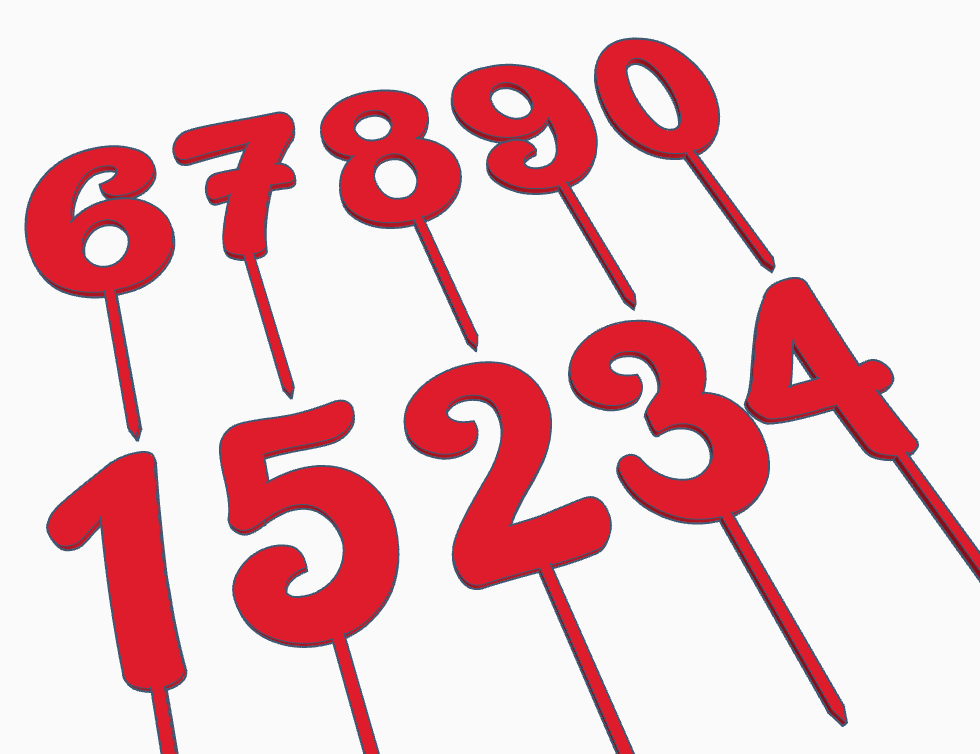 STL file topper 🍰 ・Template to download and 3D print・Cults