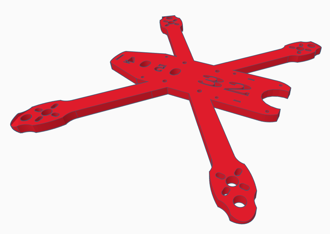 🖼️ Racing drone frame・ STL File for ・Cults