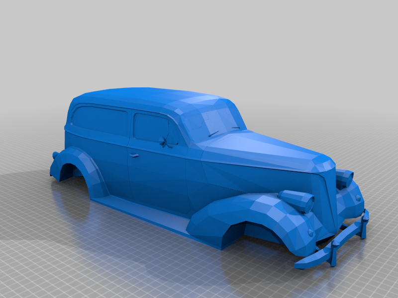 🚙 Chevrolet Master Sedan Delivery 1938・Free STL File for ・Cults