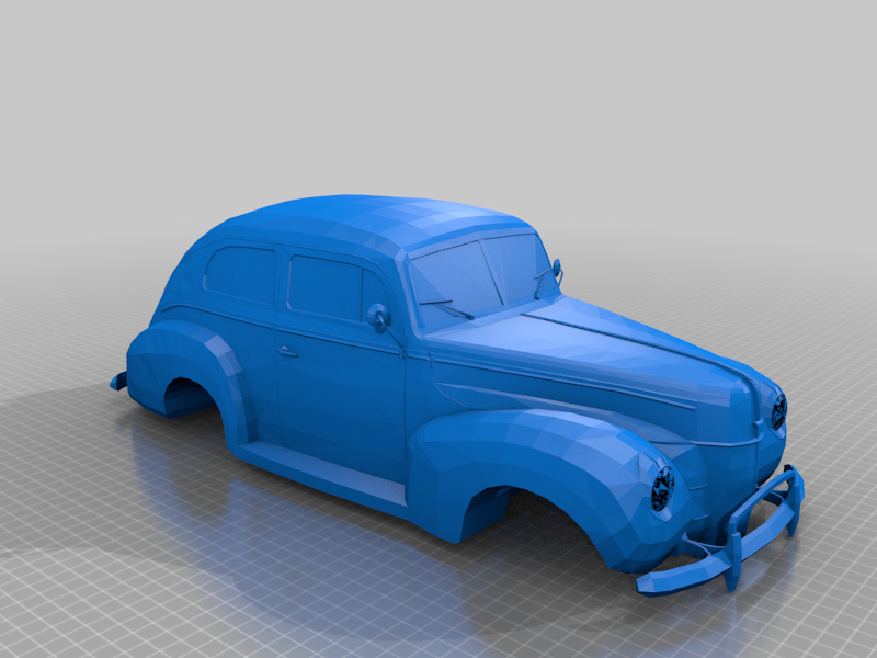 🚙 Ford V8 Deluxe Sedan 1940・Free STL File for ・Cults