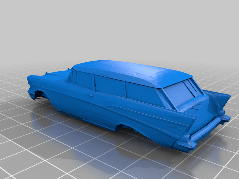 🚙 Chevrolet Bel Air Nomad 1957・Free STL File for ・Cults