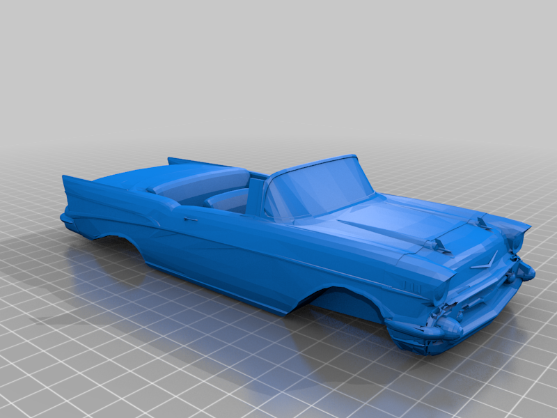 🚙 Chevrolet Bel Air Convertible (1957)・Free STL File for ・Cults