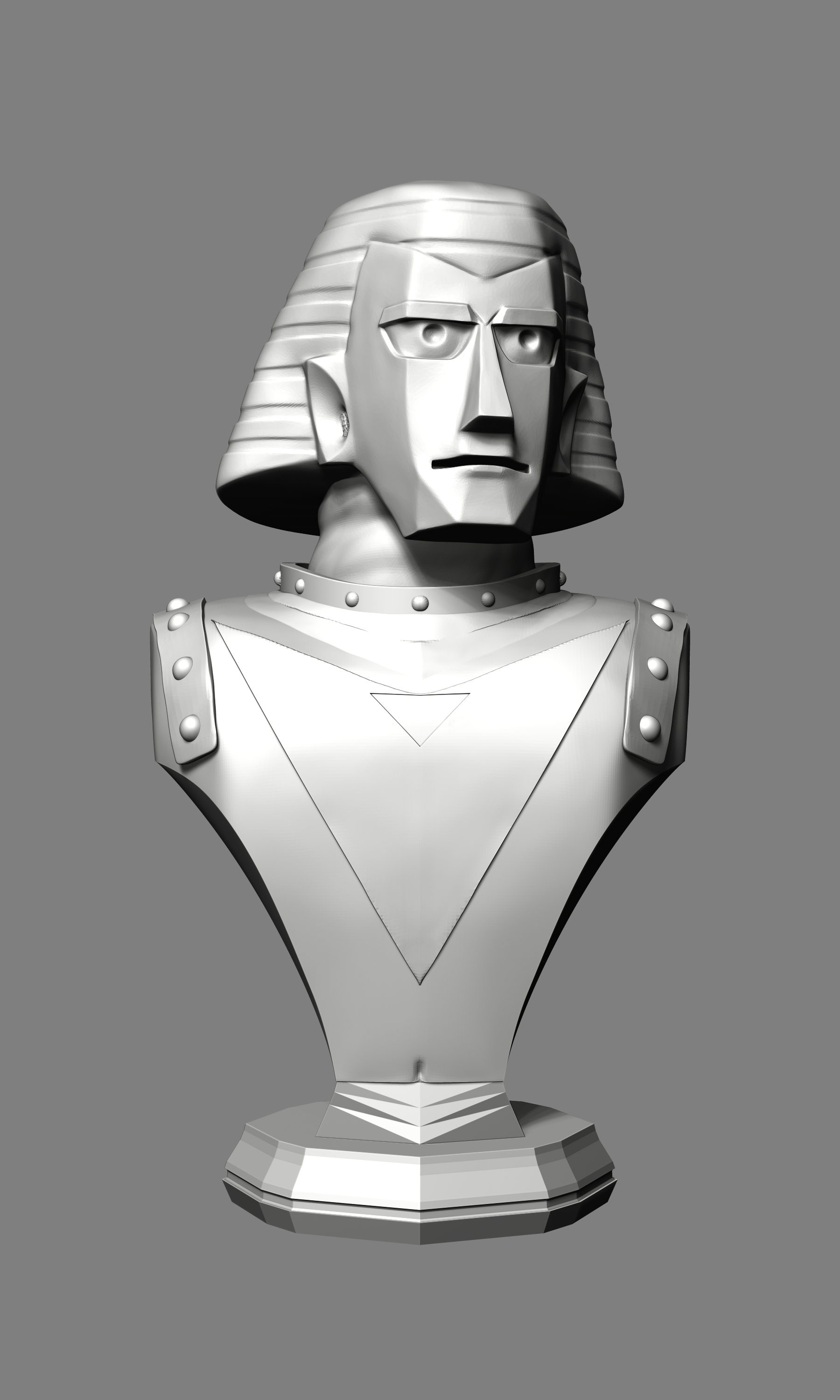 🤖 Giant Robot Bust・ 3D File for ・Cults