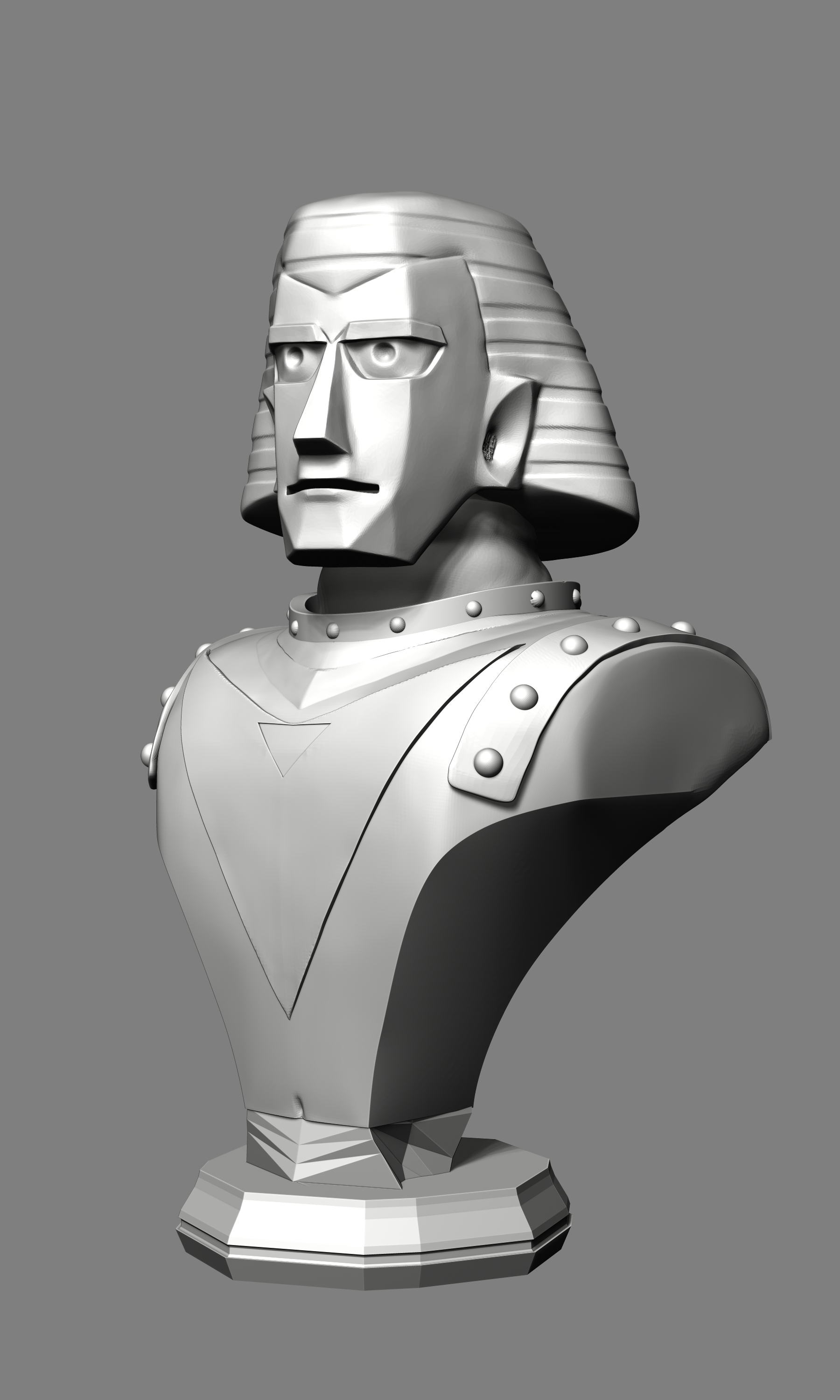 🤖 Giant Robot Bust・ 3D File for ・Cults