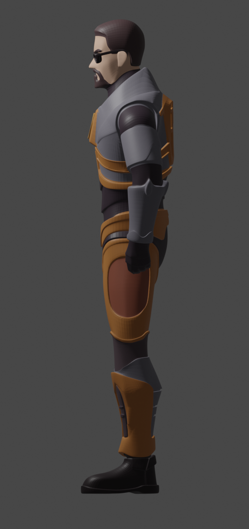 🎨 Half Life Gordon Freeman・ STL File for ・Cults