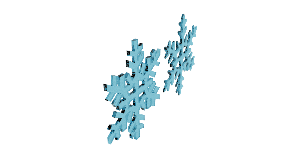 3D file Snowflake 2 ️ ・3D print model to download・Cults