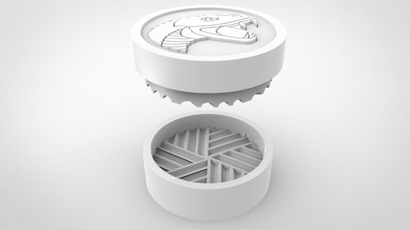 STL file GRINDER WEED - DIY - SNAKE CREATIONS 🐍 ・3D printing design to ...