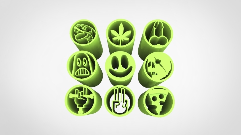 STL file VOL.1 -- 9 WEED FILTERS TIPS 🌱 ・3D printing model to download ...