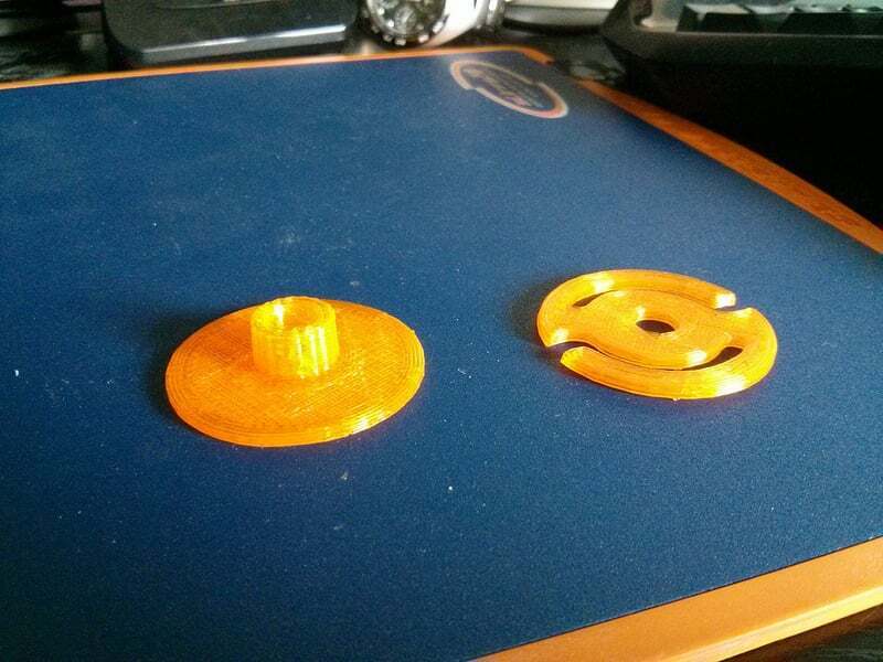 3D print Heavy Rotation 45 rpm adapter・Cults