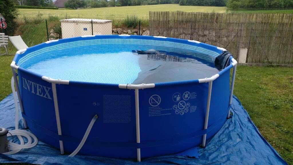 3D printing Intex pool cover, snap on bracket・Cults