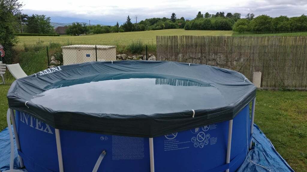 3D printing Intex pool cover, snap on bracket・Cults