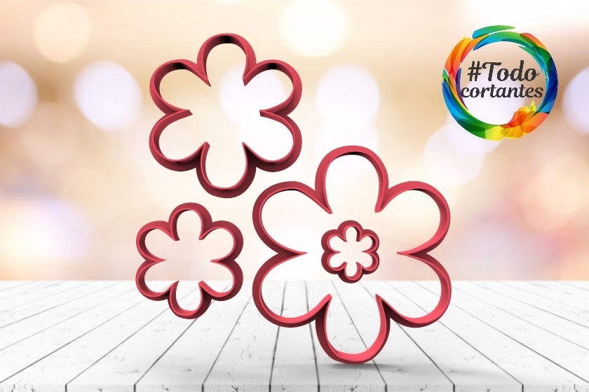 STL file Flower cutter set 💐 ・3D print design to download・Cults